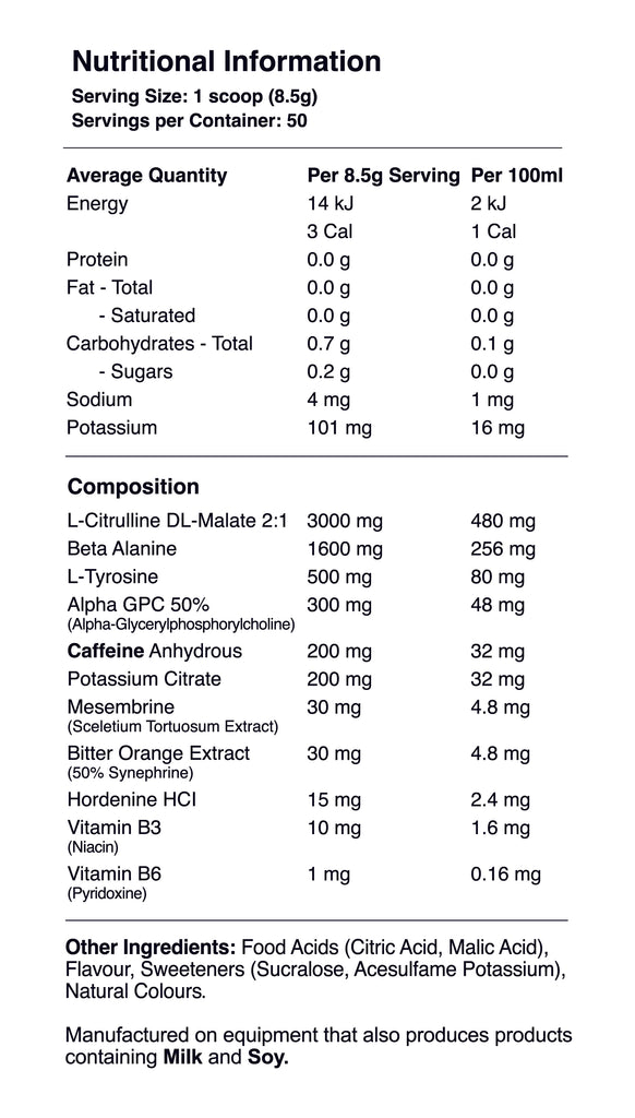 Red Dragon - Dragon Breath Pre Workout – Stacked Supps